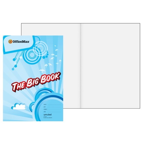 OfficeMax The Big Book Scrapbook Unruled 340x240mm 32 Leaves ...