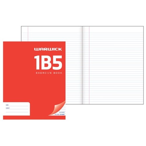 Warwick 1B5 Exercise Book 7mm Ruled 40 Leaves | OfficeMax MySchool